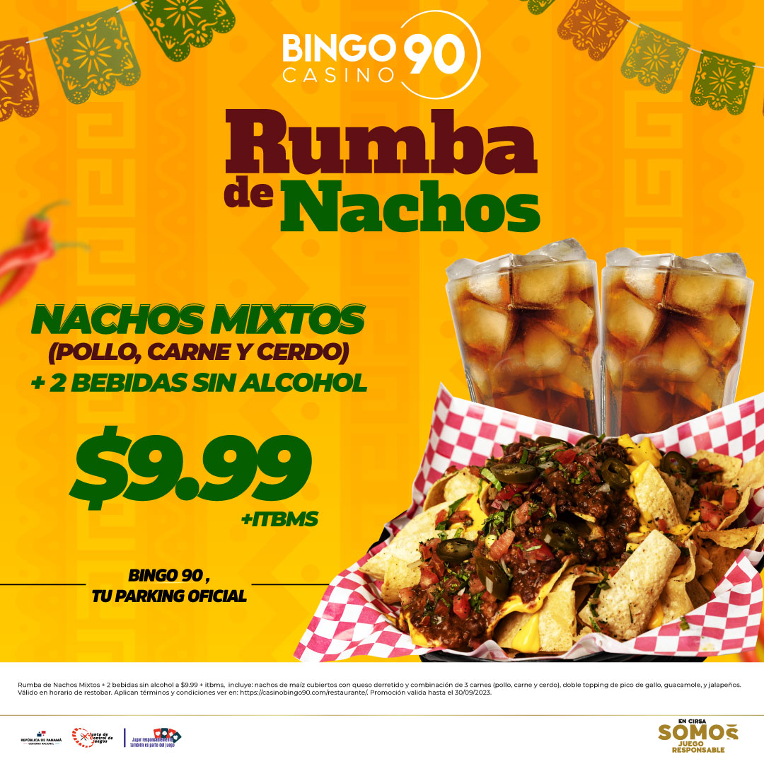 Disfruta de una deliciosa comida en el restaurante de Casino Bingo 90